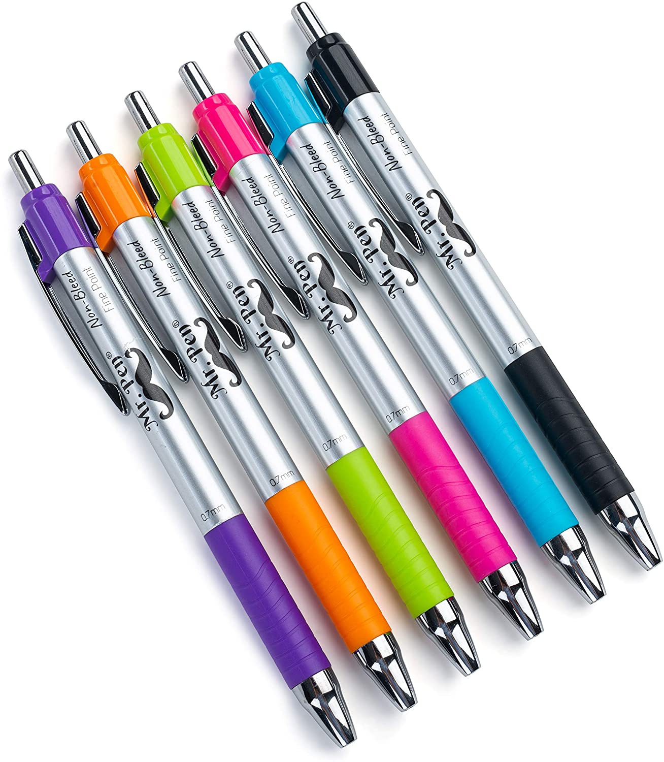 Mr Pen No Bleed Pens Bible Pens Fine Tip Assorted Color Pack Of 6
