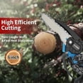 Mini 6-Inch Cordless Chainsaw, 21V Battery Powered with Auto Oiler ...