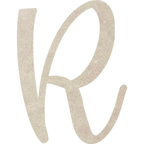 MDF Wood Letter R Craft, Paintable 8'' Tall Paintable, DIY Cailyn Bloom ...