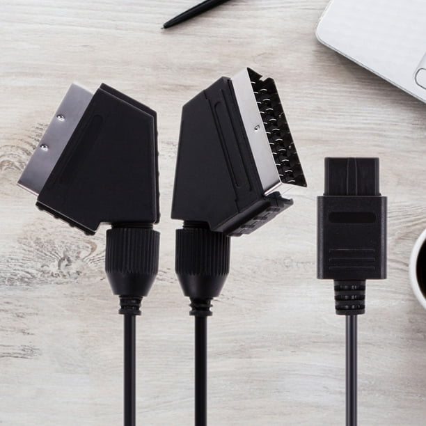 2 uds SNES Gamecube y consola N64 A/V TV Video Scart Cable RGB ...