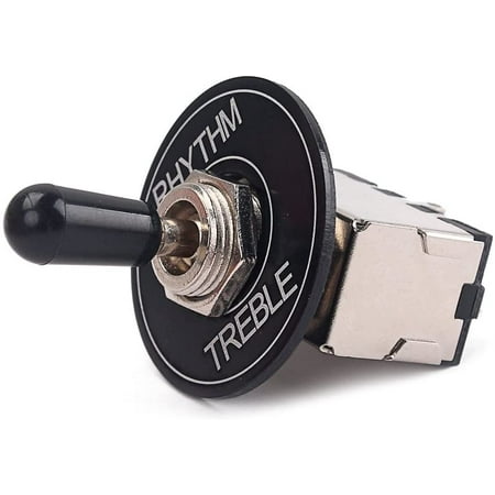 3 Way Toggle Switch with Rhythm Treble Washer Ring for Gibson LP SG ...