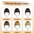 Clip In Human Hair Fringe Extension With Secure Attachment For Instant ...