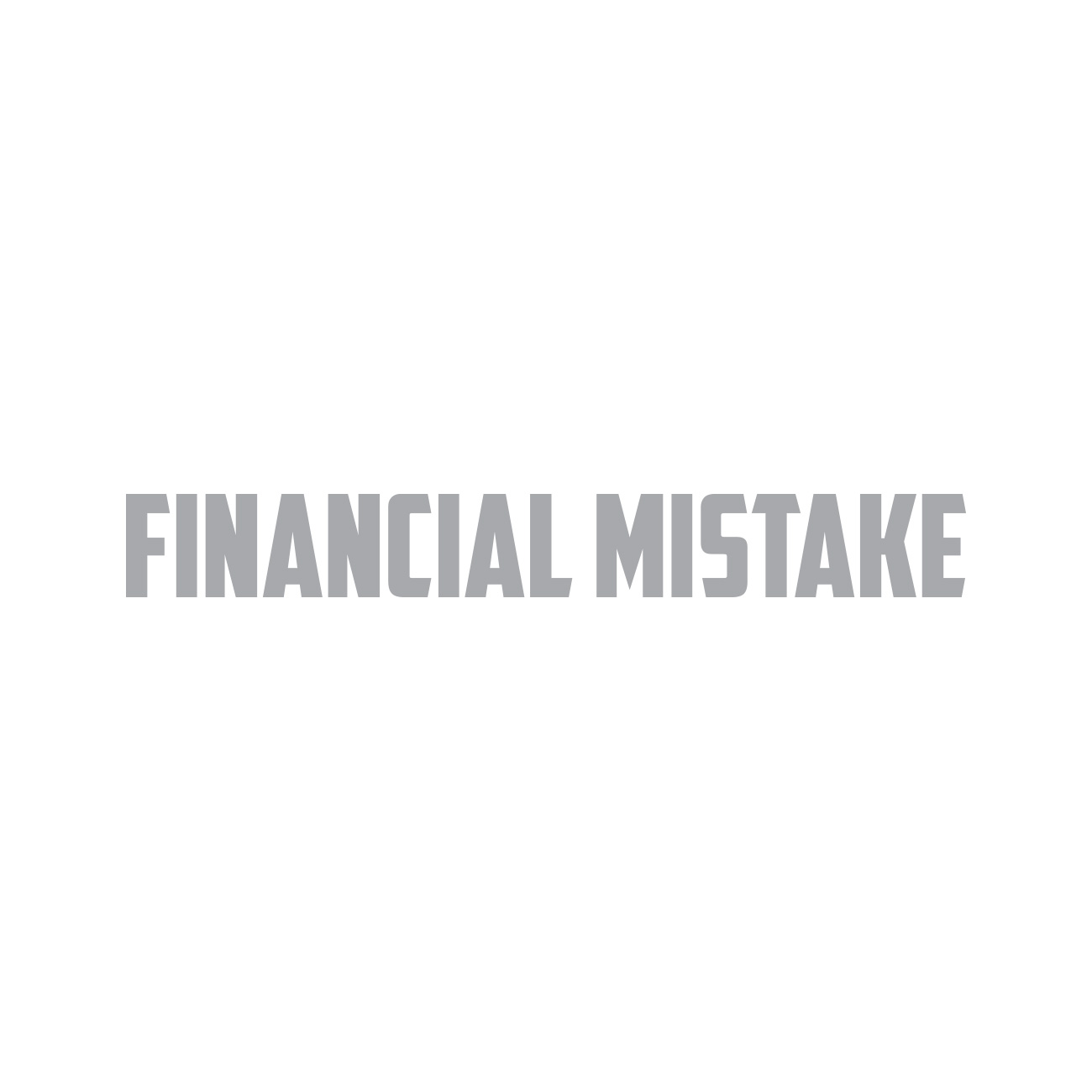 Financial Mistake Sticker Decal Die Cut - Self Adhesive Vinyl ...
