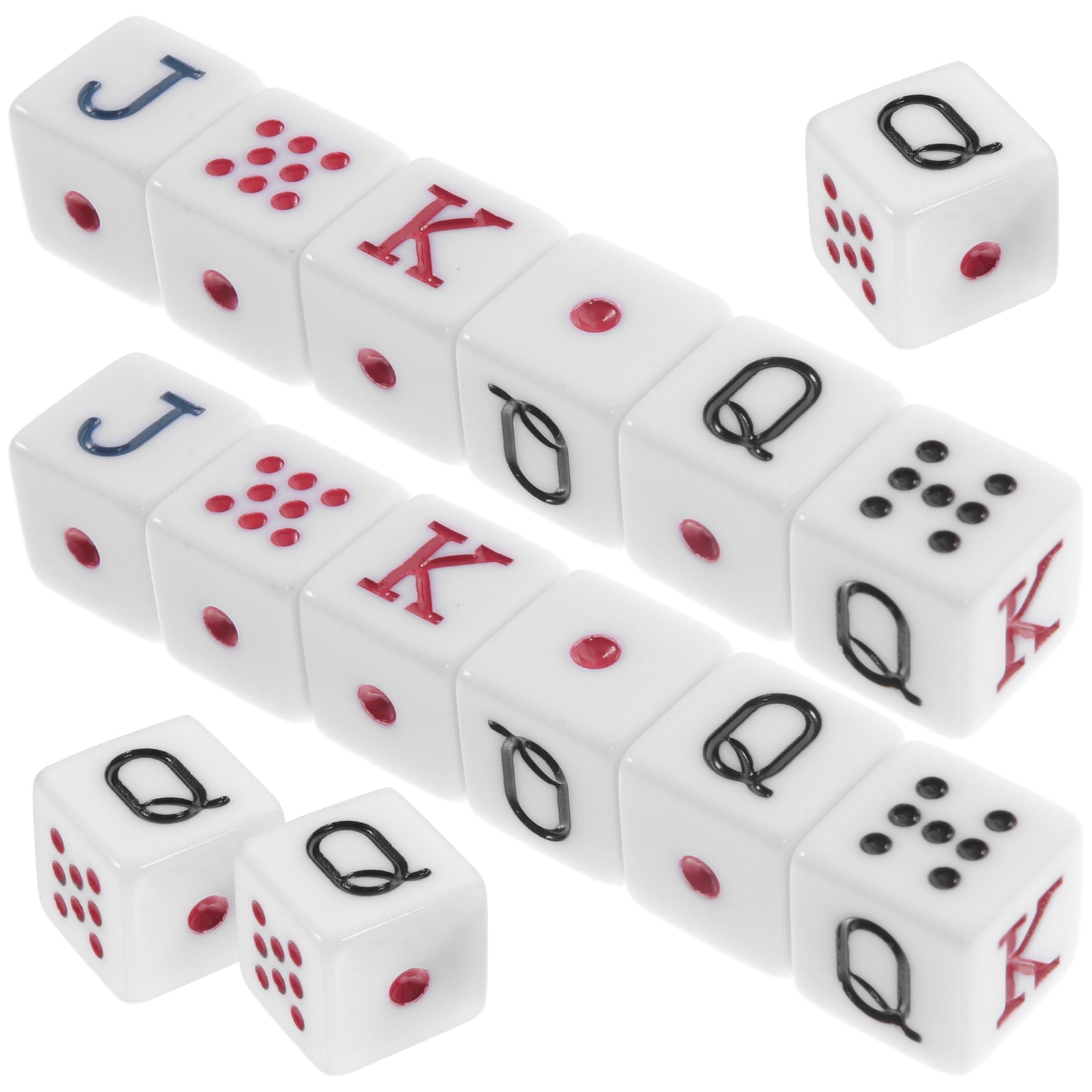 Click here for Hcyz 15pcs Spain Poker Dices Game Dices Acrylic Po... prices