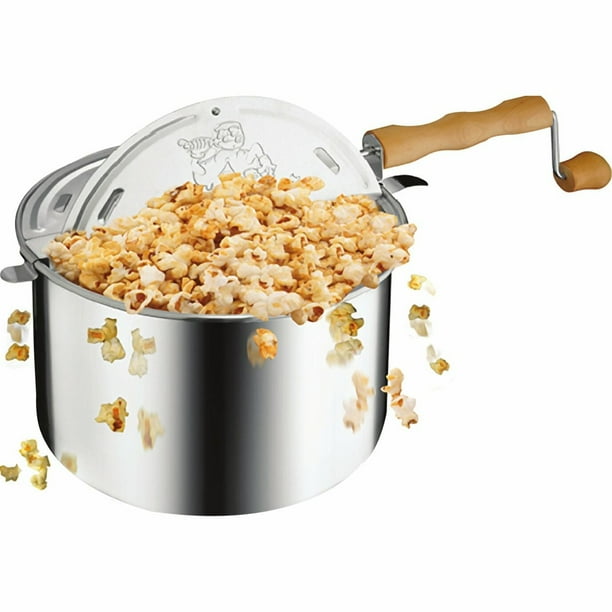 Great Northern Popcorn Original Spinner Stovetop 6-1/2 Quart Popcorn ...