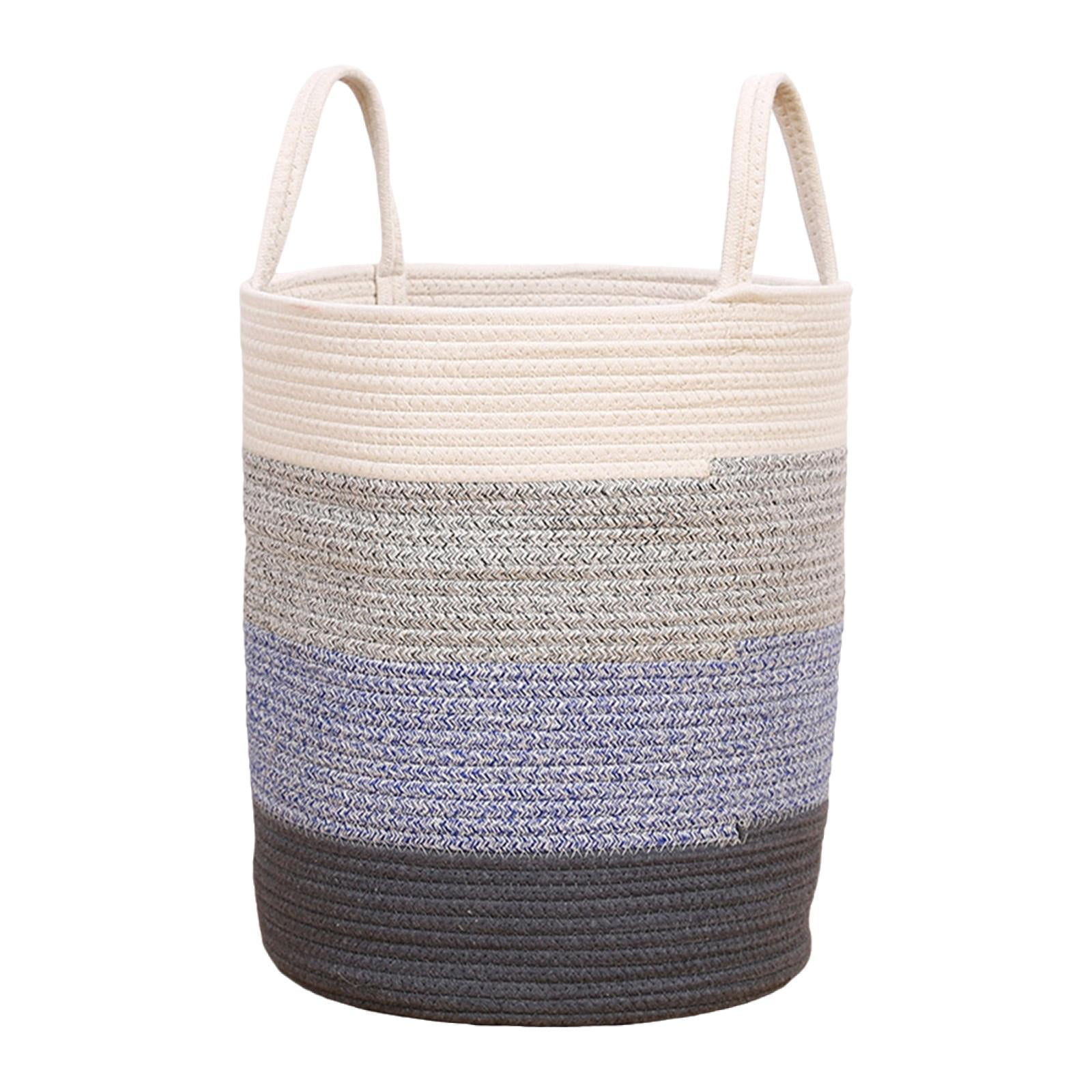 Large Basket for Toys Woven Baskets for Storage for Laundry Room ...
