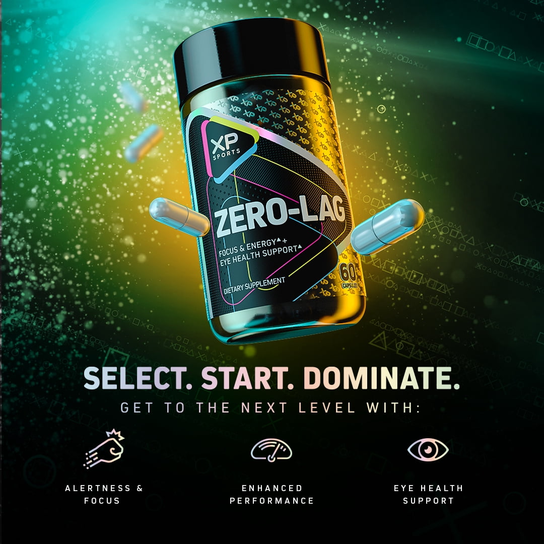 XP Sports Zero Lag Focus & Energy, 60 Ct Pill