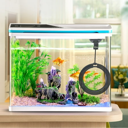 TB&W Aquarium Feeding Ring Fish Tank Station Floating Food Tray Feeder ...