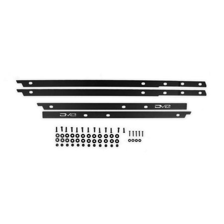 Fits 2021-2024 Ford Bronco DV8 Offroad Rocker Panel Guard SRBR-03 Bolt ...