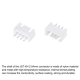 2.54mm Connector 4 Pin Male Adapter Straight Pin Header White Socket ...