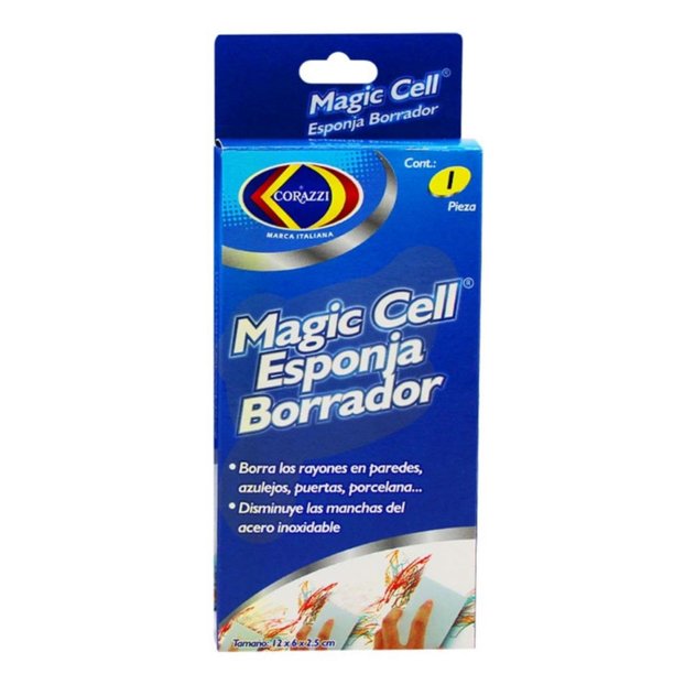 Esponja Borrador Magic Cell Corazzi Paredesde 16 Paquetes multicolor ...