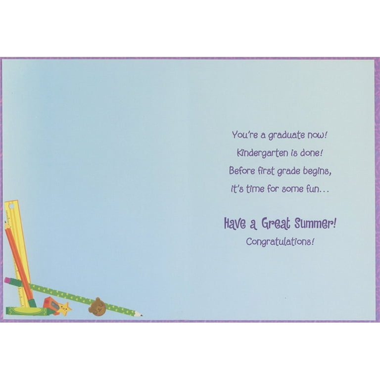 Kindergarten Graduation Cards