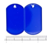 100 pcs Blue Color Stainless Steel Military Spec Dog Tags by OnDepot ...