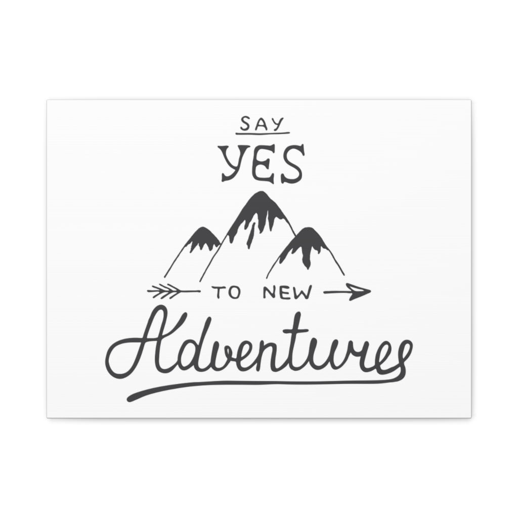 Inspirational Wall Art New Adventures Motivation Wall Decor for Home ...