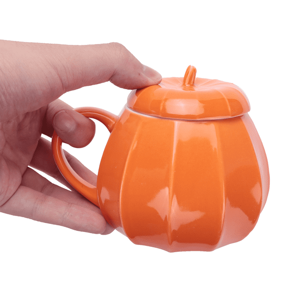Mug Pumpkin Mug with Lid - Ceramic Decorations Ornament Coffee Mugs Big ...