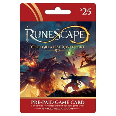 Jagex RuneScape - $25 card (Email Delivery) - Walmart.com