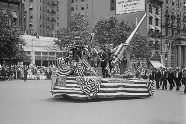 Print: Preparedness Parade. Float With Guns, 1916 - Walmart.com