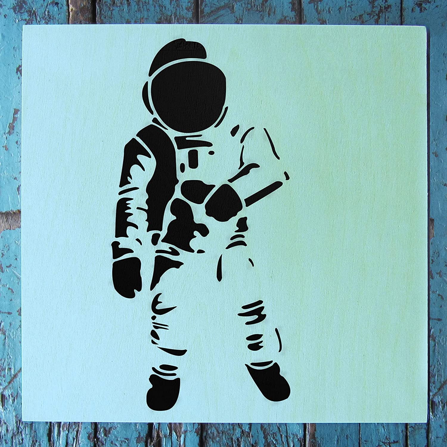 Spaceman Stencil