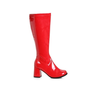 Women's 3 inch Wide Width Red GoGo Boot - Walmart.com