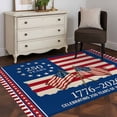 America 250 Years 2.7x5 Rug for Office Desk Chair Area Small Bedroom ...