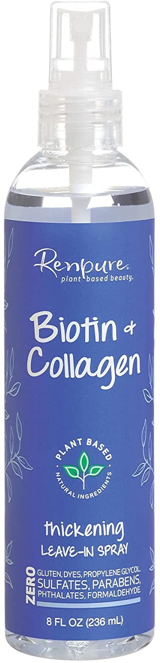 Renpure Plant Based Beauty Biotin & Collagen Thickening Leave-In Spray ...