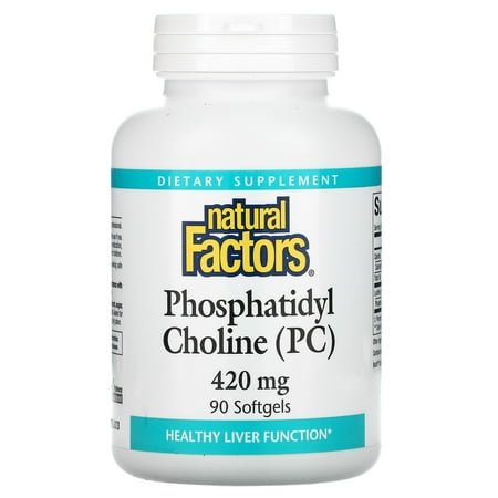 Natural Factors - Phosphatidyl Choline 420mg, 90 Softgels | Walmart Canada