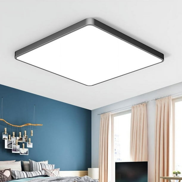Lámpara de techo LED ultradelgada rectangular para sala de estar ...