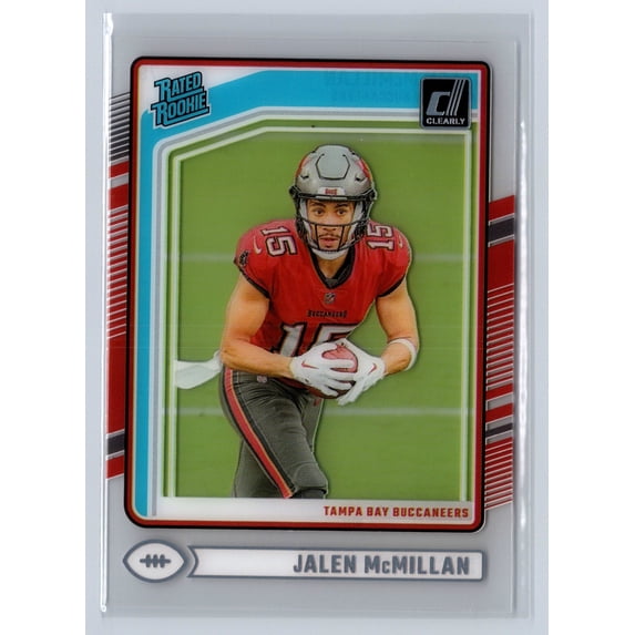 2025 2024 Panini Clearly Donruss Rated Rookie Jalen McMillan #79 ...
