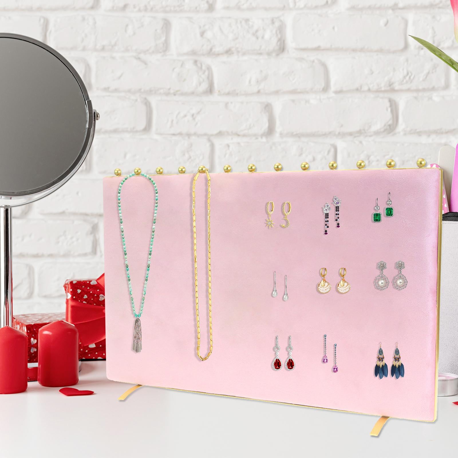 Jewelry Display Holder Multifunctional Organizer Metal Frame Jewelry ...