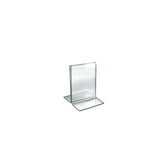 2-Sided Double-Foot Acrylic Sign Holder (Vertical - 3.5"W x 5"H ...