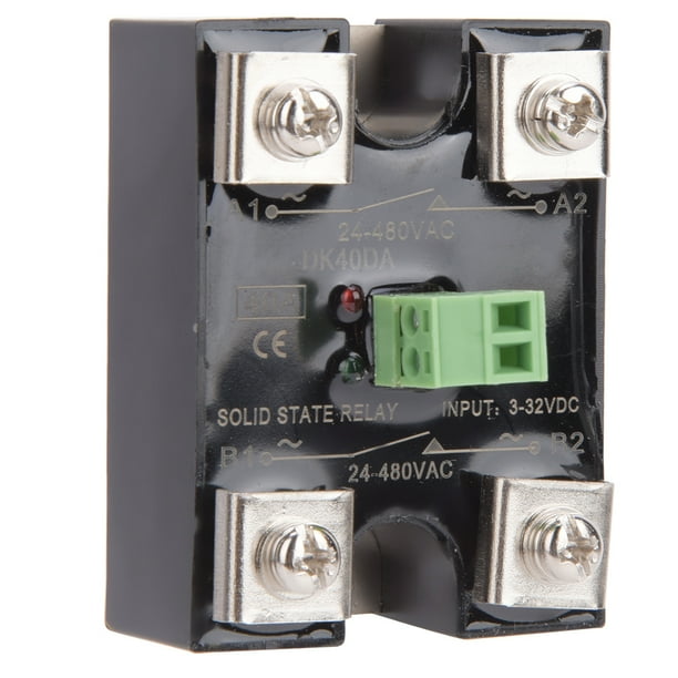 Single Solid State Relay SSR Channel DC Control Dual Channel AC SSR ...