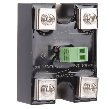 Single Solid State Relay SSR Channel DC Control Dual Channel AC SSR ...