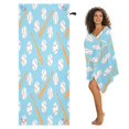 BZSMCE Soft Baseball Bat Pattern For Beach Towel with Wind-Resistant ...
