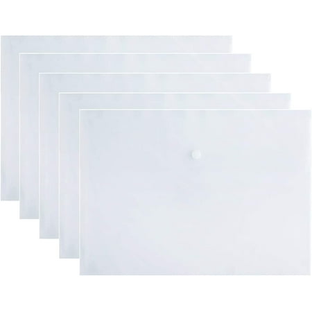 Poly File Folder Pockets File Jacket Plastic Envelope Flat Document ...