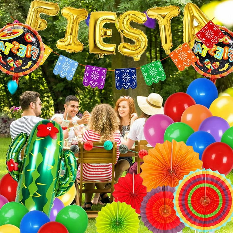 Fiesta Mexicana Bombas De Colores Y Serpentinas Party Mexican