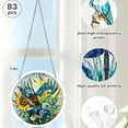 83-Piece Acrylic Suncatcher Puzzle Kit – 7.4 Inch Stained Glass Effect ...