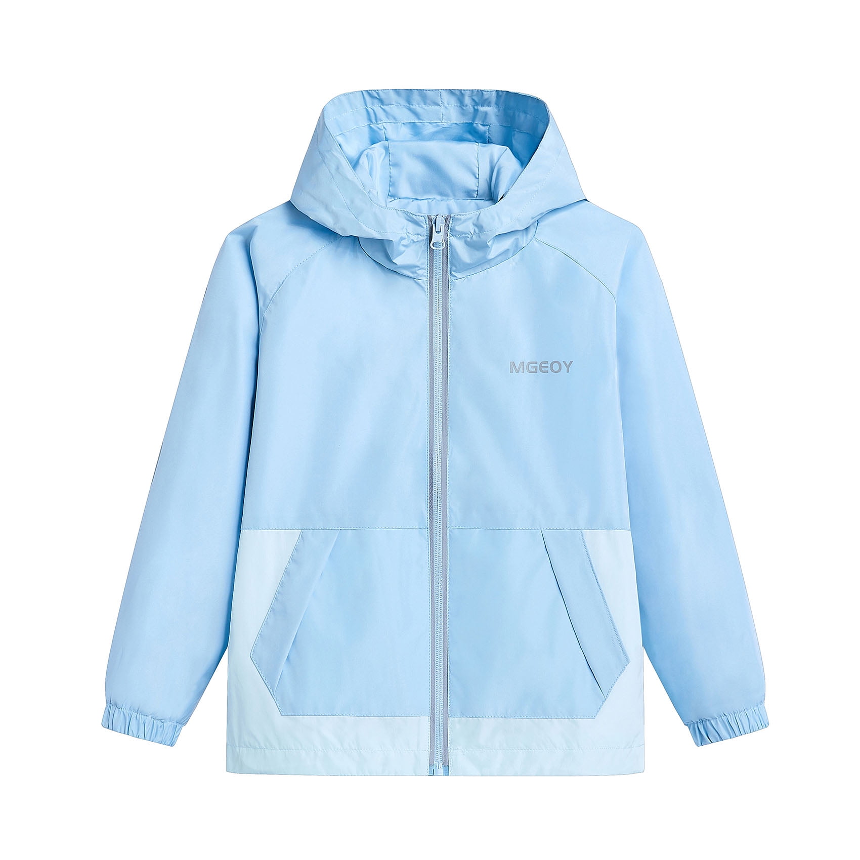 MGEOY Boys Girls Hooded Rain Jackets Waterproof Rain coats Windbreaker for Kids Lightweight ...