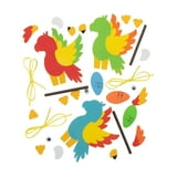 Hanging Tropical Parrot Craft Kit, Makes 12, Craft Kits, Party Supplies ...
