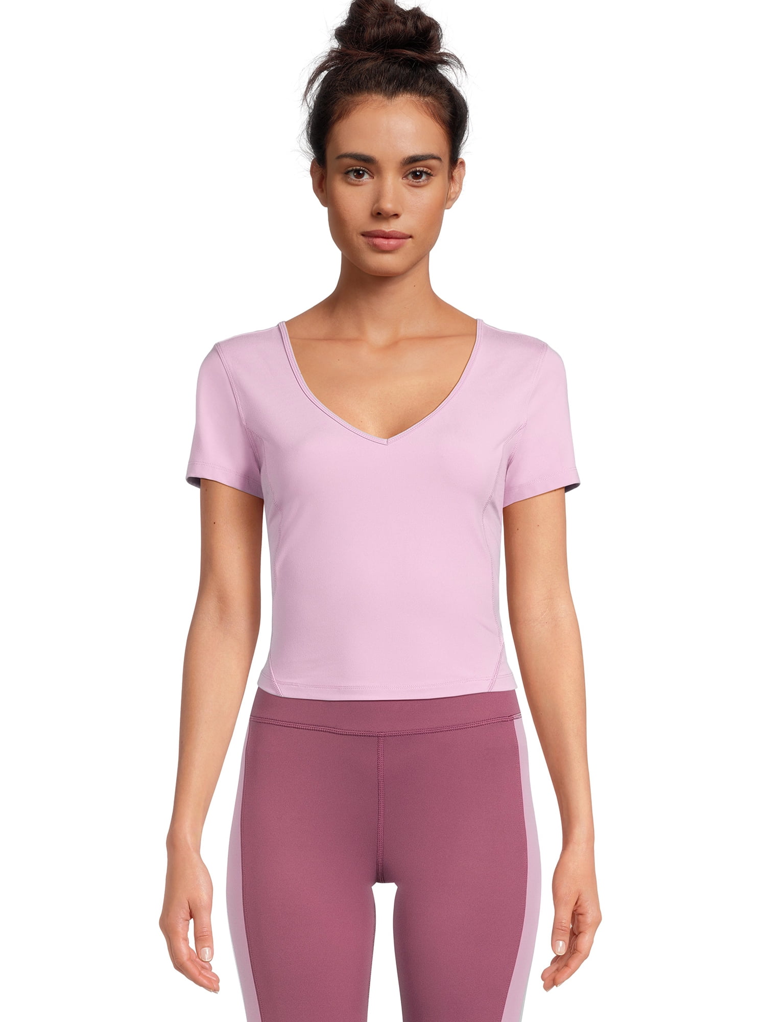 Avia Womens Performance V Neck Short Sleeves T Shirt