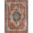 Well Woven Alice Red Traditional Medallion Area Rug 8x10 (7'10" x 9'10 ...
