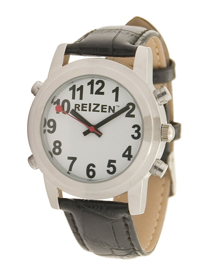 Reizen - Talking Watch - White Face - Leather Band - Spanish - Walmart ...