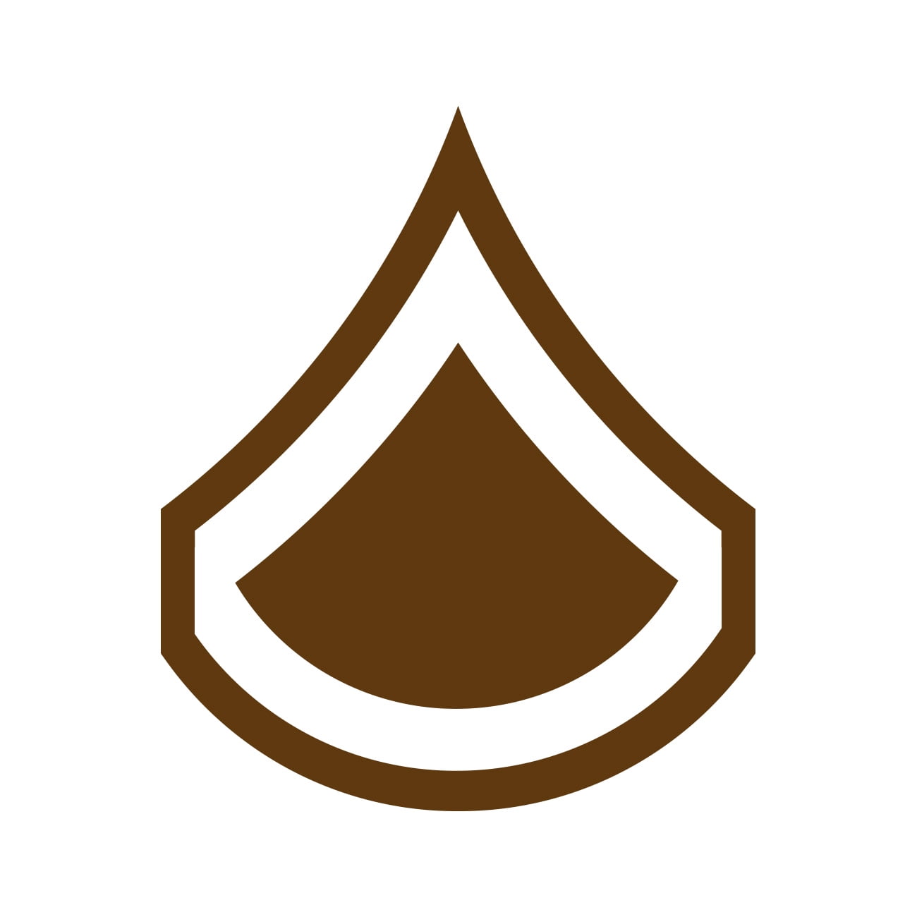 E-3 Private First Class Rank Sticker Decal Die Cut - Self Adhesive ...