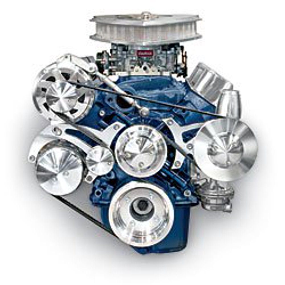 March Performance 30167 Ford 289-305 (5.0L) Mid Mount A/C Serpentine ...