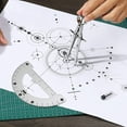 Mr. Pen- Metal Protractor, Compass Set for Geometry, Math Student ...