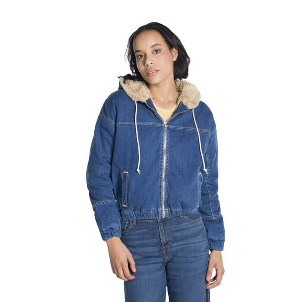 Chamarra con Gorro Oggi Mujer Corte Regular Fit Azul Claro OGGI JEANS 2242605 | Walmart en línea