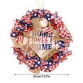 Durable Garland for Independence Day, Patriotic Red White Blue Wreath ...