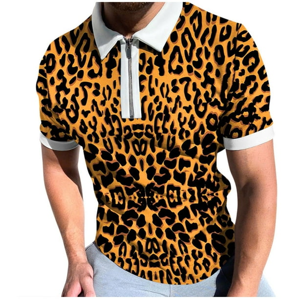 Leopard Print Suit Mens