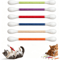 Giant Cat Qtip Toy Chew Sticks, 2026 New Cotton Swabs Cat Toys with ...