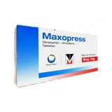 Maxopress 40 mg/5 mg 14 tabletas | Walmart en línea