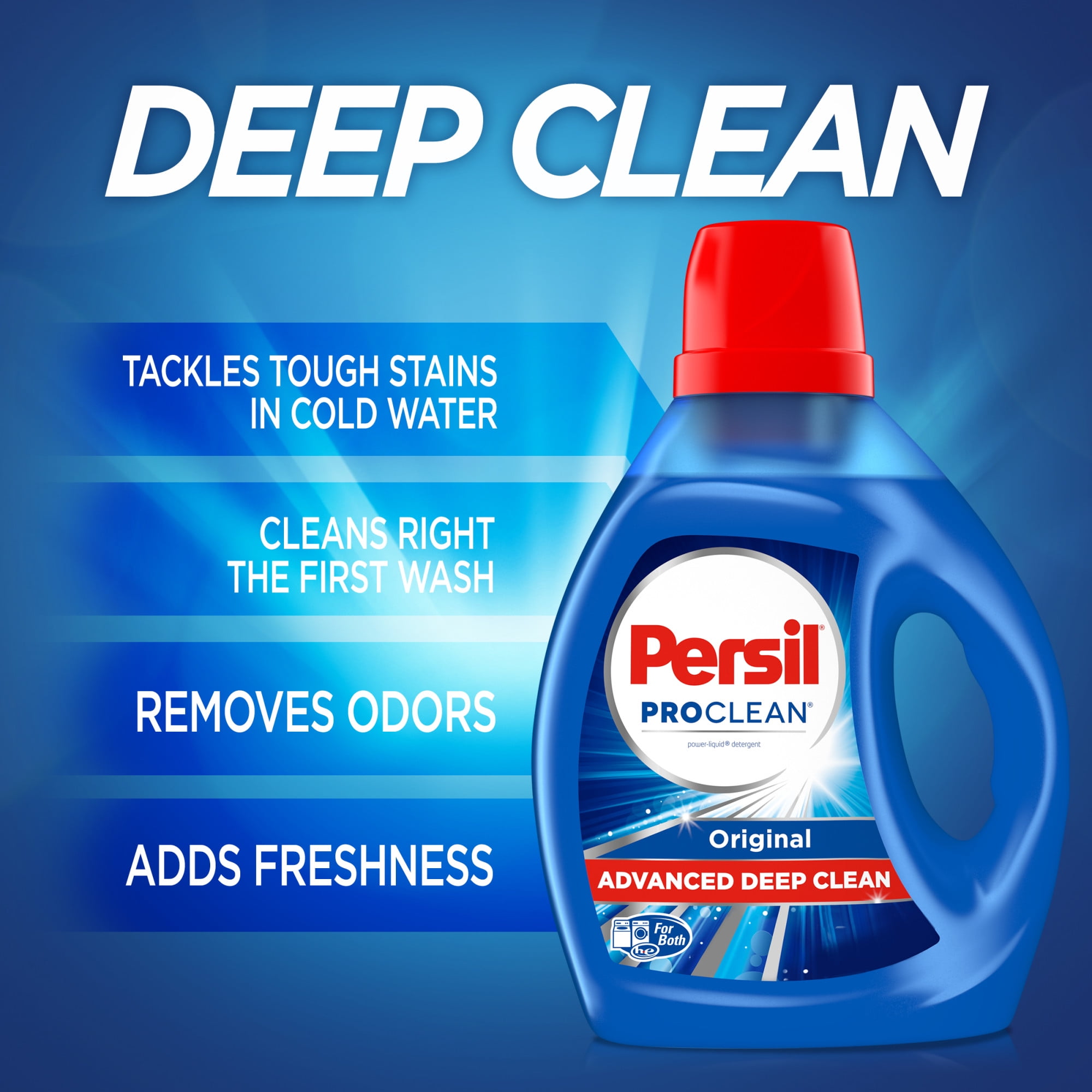 Persil ProClean Liquid Laundry Detergent, Original, 100 Fluid Ounces ...
